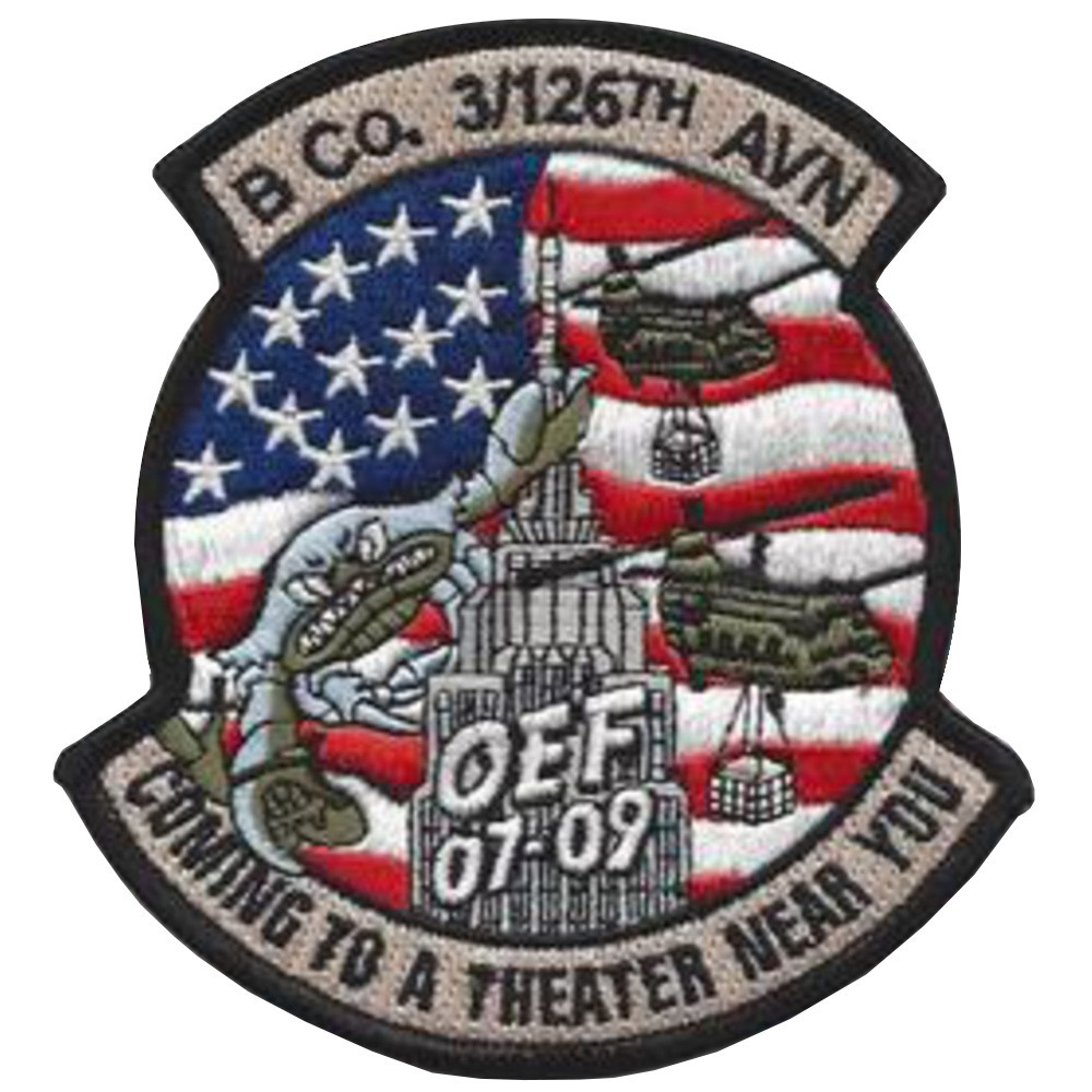 B Company 1-126th Aviation Patch Gold Diggers | Aviation Patches | Army ...