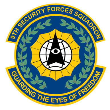 9th Security Forces Squadron Patch