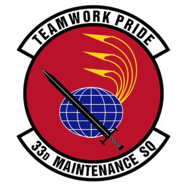 33rd Maintenance Squadron Patch