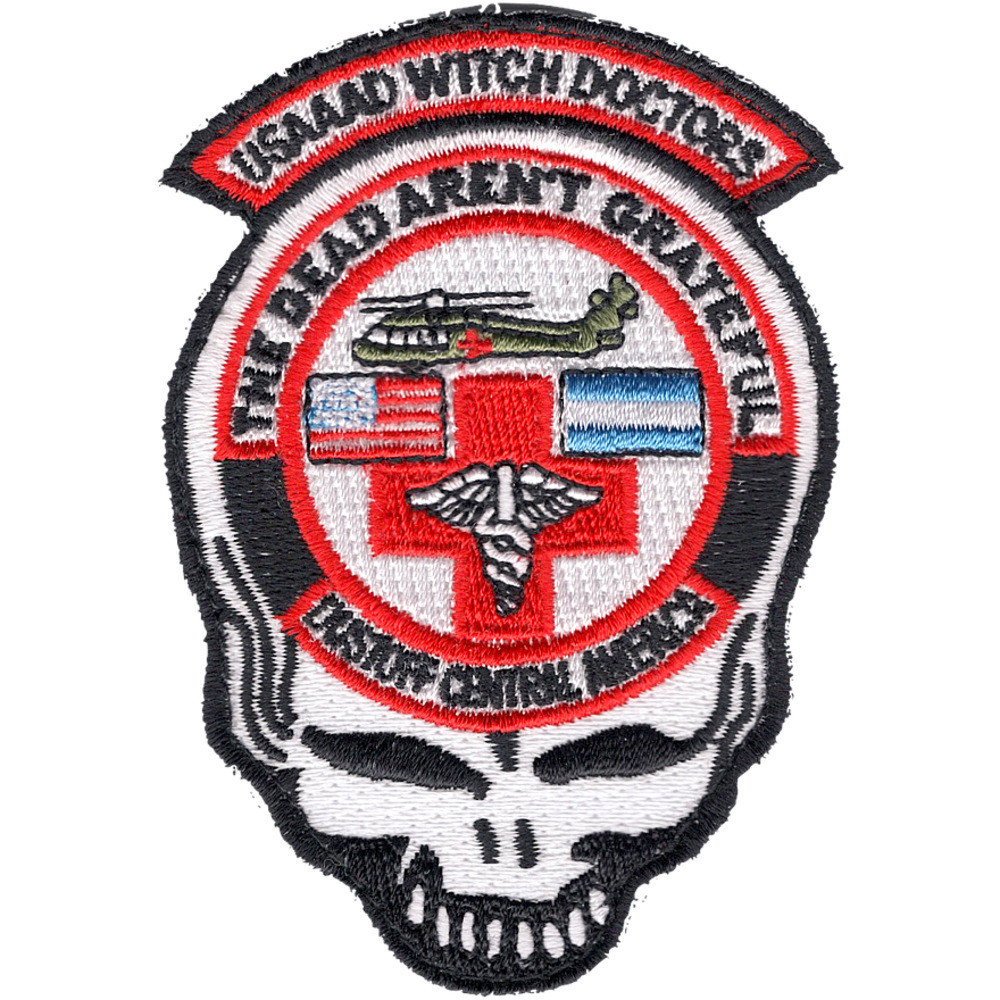 1st Battalion 228th Aviation Air Ambulance Large Skull Patch Hook And ...