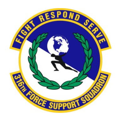 316th Force Support Squadron Patch