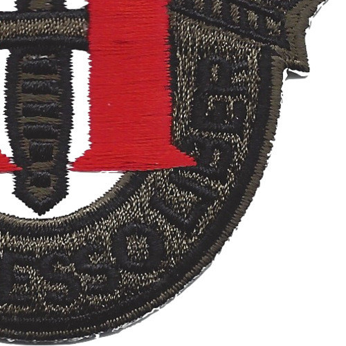 11th Special Forces Group Crest OD Green Red 11 Patch | Special Forces ...