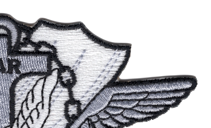 SAR Search & Rescue Swimmer Silver Badge Patch | Specialty Patches ...