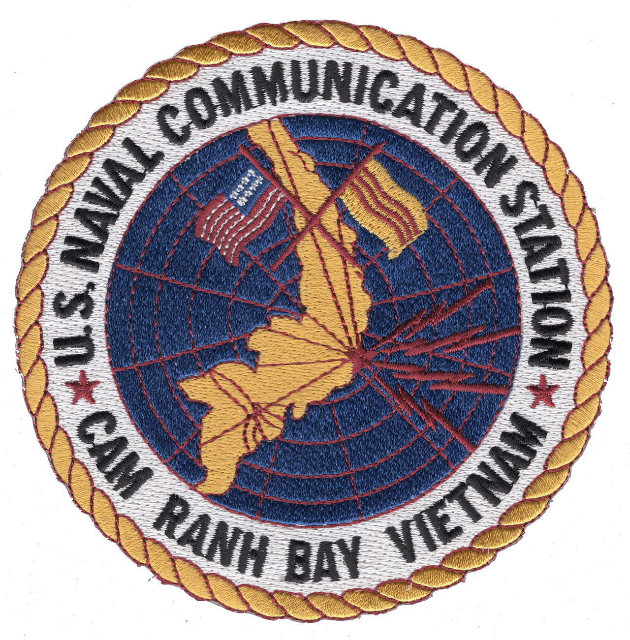 Naval Communications Station Cam Ranh Bay VIETNAM Patch | Base Patches ...
