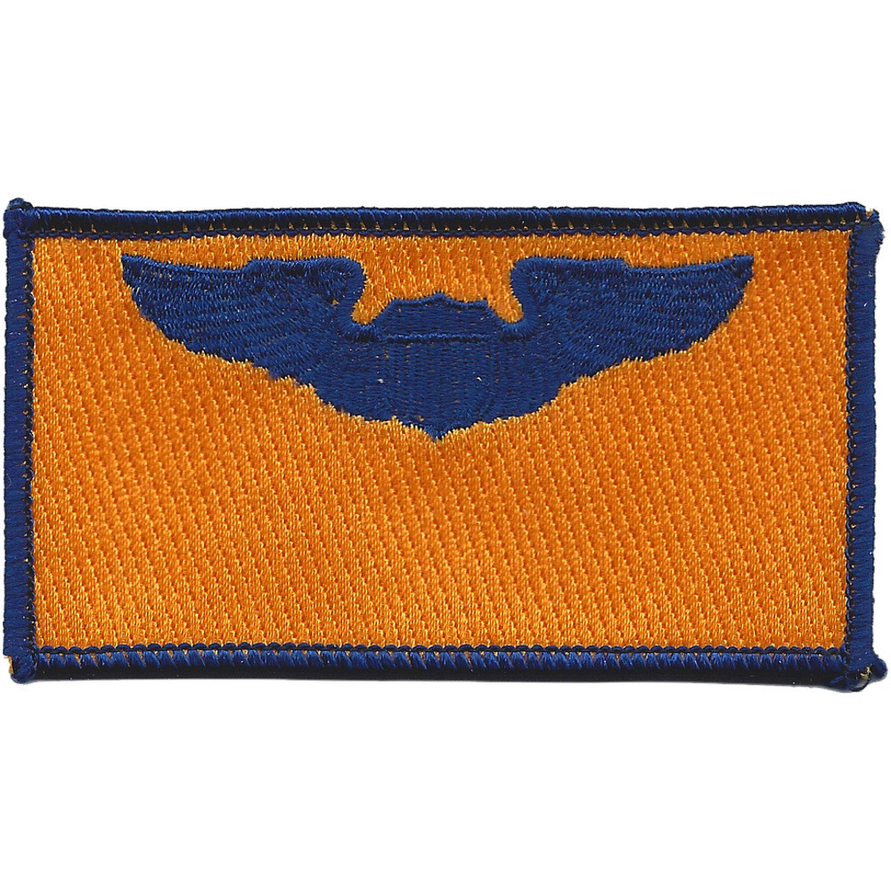 Pilot Wings Air Force Name Patch Blue And Gold Specialty Patches pilot-wings-air-force-name-patch-blue-and-gold-specialty-patches