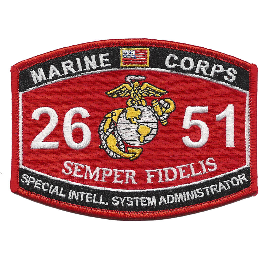 0231 Intelligence Specialist MOS Patch | MOS Patches | Marine Patches ...