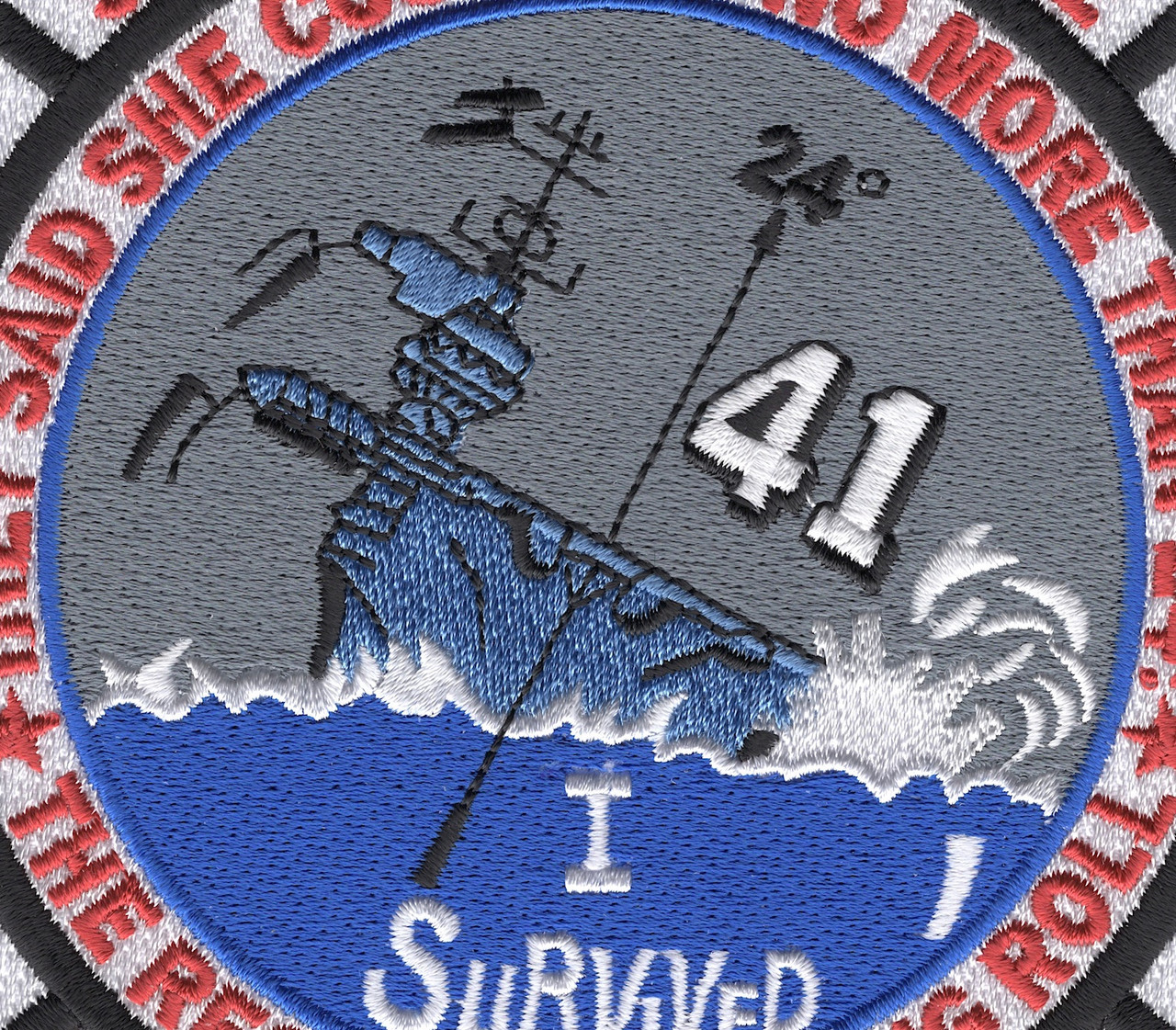 USS Midway (CV-41) Survived 24-Degree Roll Patch