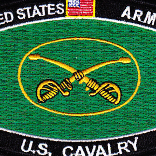 Cavalry Regiment Crossed Sabers Ballcap Patch | MOS Patches | Army ...