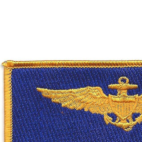 Aviation Pilot Gold Wings Navy Blue Patch | Specialty Patches | Navy ...