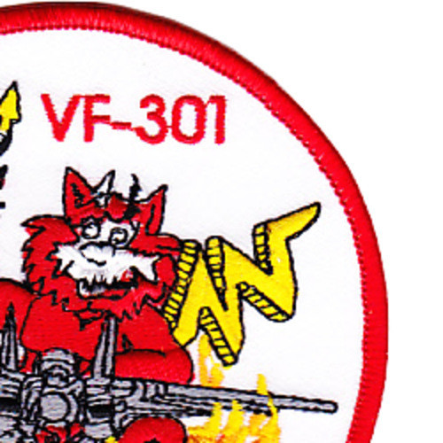 VF-301 Fighter Squadron F-14 Tomcat Patch | Squadron Patches | Navy ...