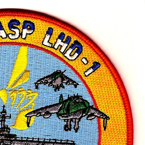 USS Wasp LHD-1 Patch - Version A | Amphibious Ship Patches | Navy ...