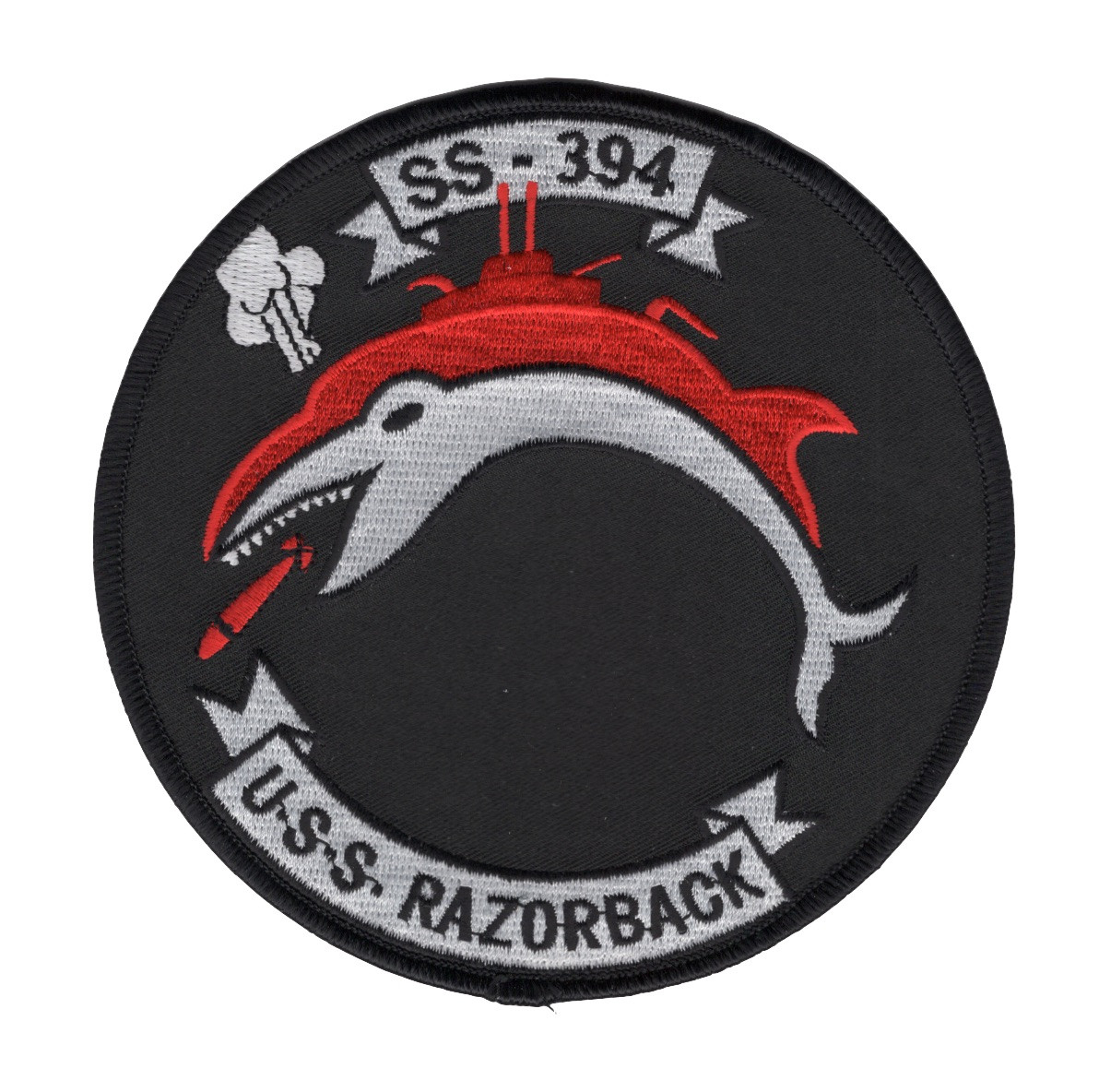 USS Razorback SS-394 Version A Large Patch | Submarine Patches | Navy ...