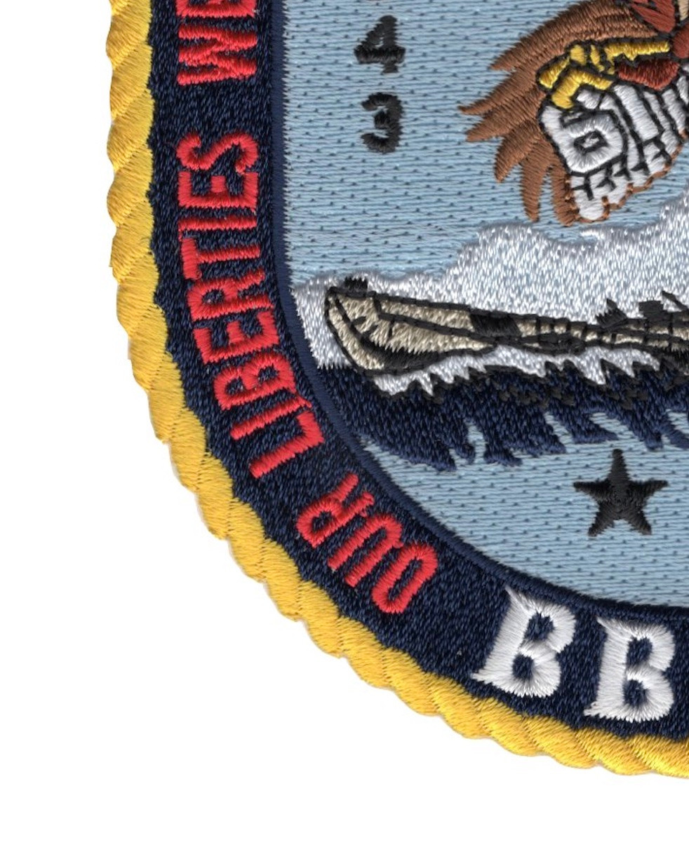 USS IOWA BB-61 Battleship Patch | Ship Patches | Navy Patches | Popular ...