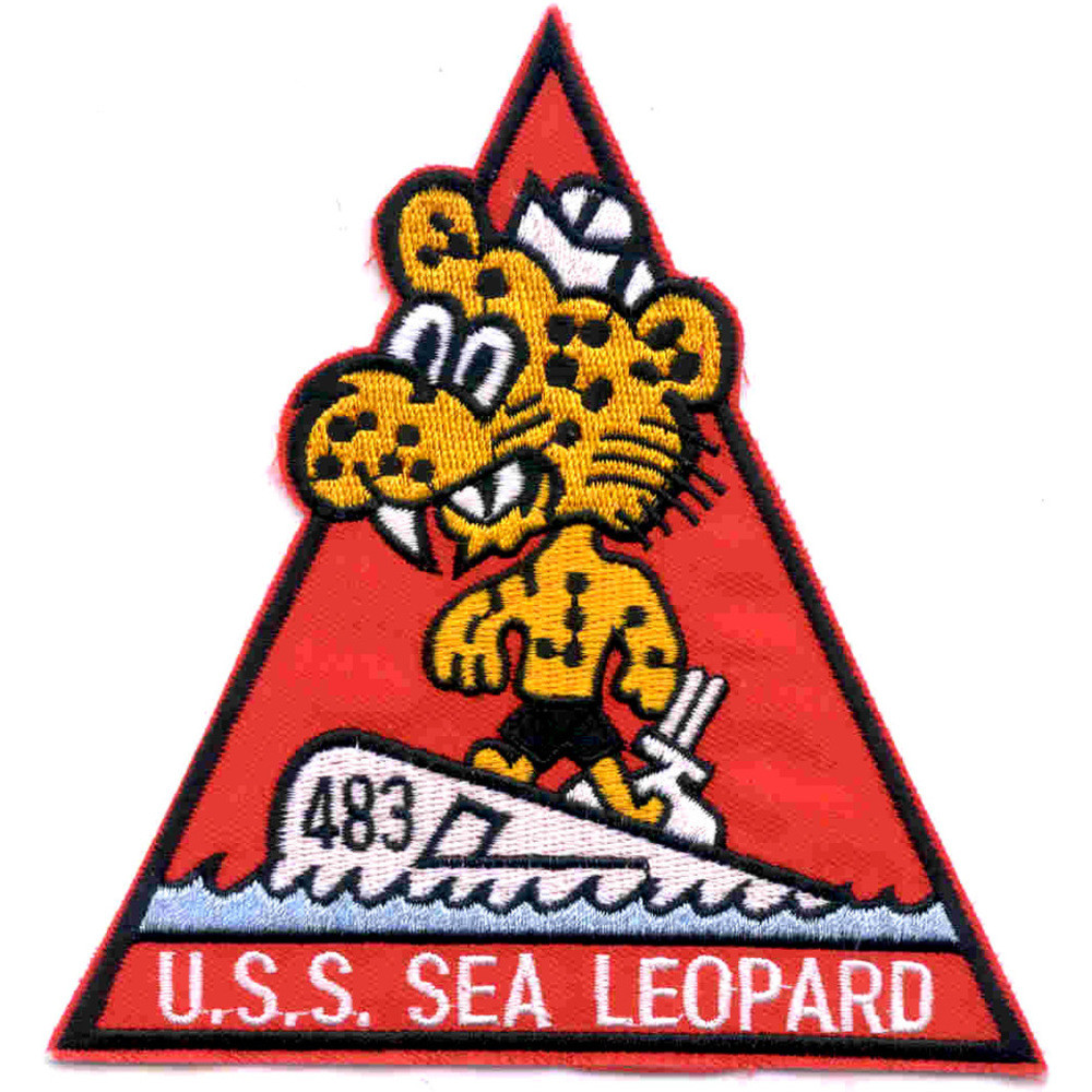 SS-483 USS Sea Leopard Patch | Submarine Patches | Navy Patches ...