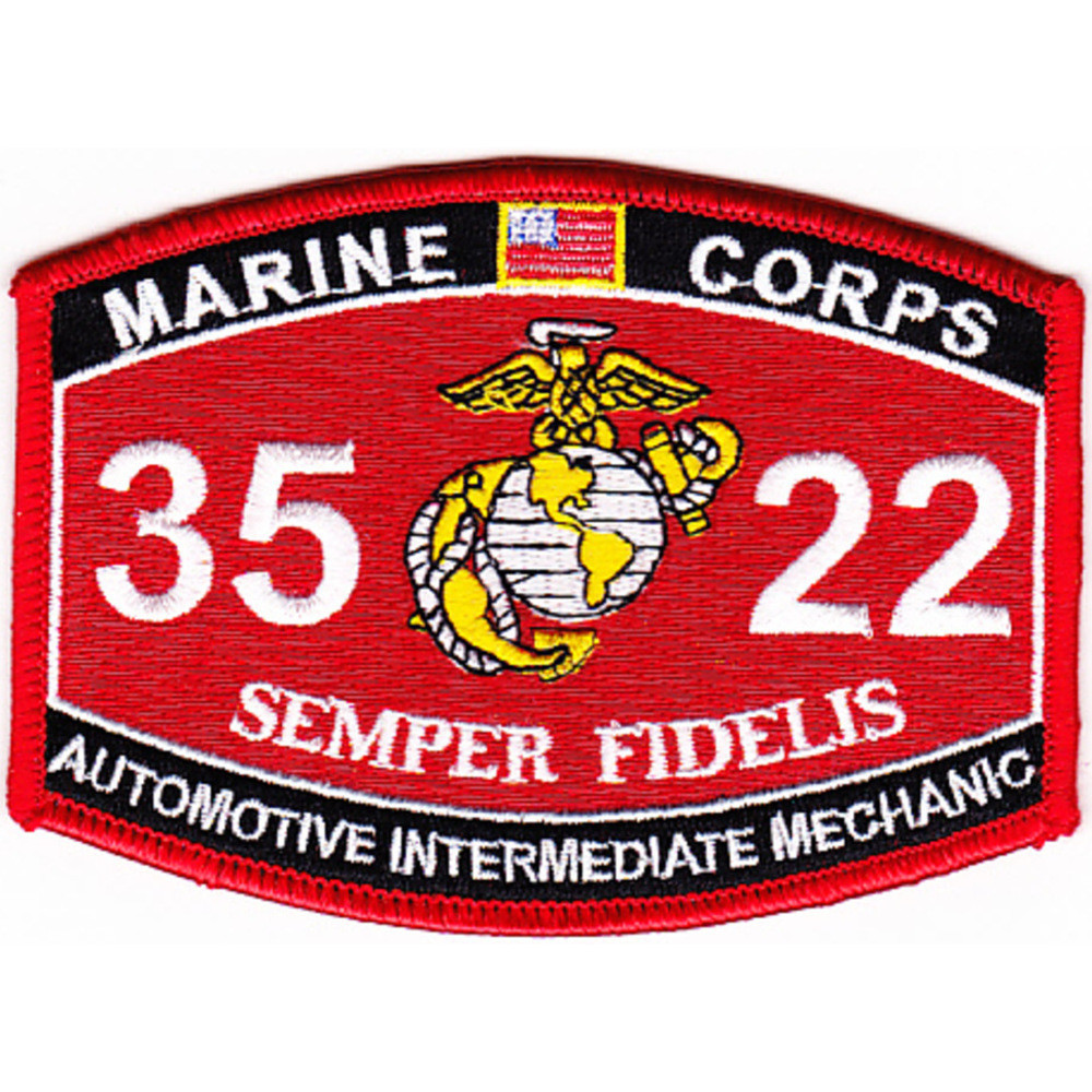 Logistics Vehicle System Mechanic 3523 MOS Patch | MOS Patches | Marine ...
