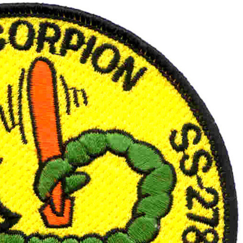 SS-278 USS Scorpion Patch | Submarine Patches | Navy Patches | Popular ...