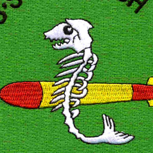 SS-223 USS Bonefish Patch - Version B | Submarine Patches | Navy ...