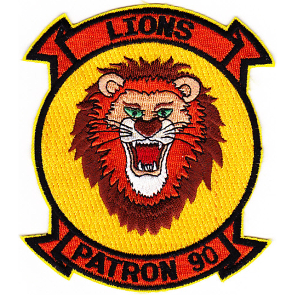 VP-90 Patch Lions Patron 90 | Squadron Patches | Navy Patches | Popular ...