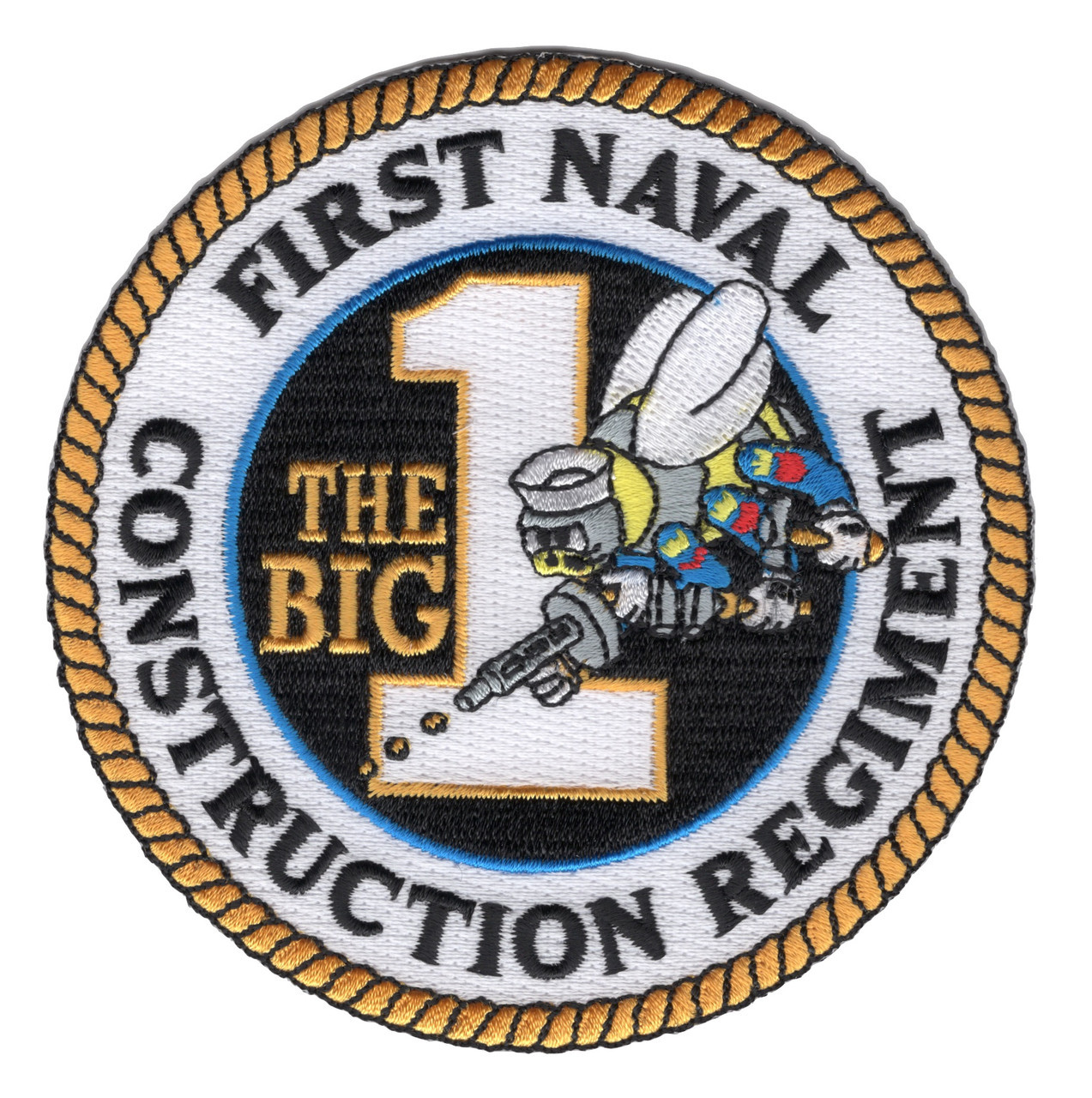 1st Naval Construction Regiment Patch | Seabee Patches | Navy Patches ...