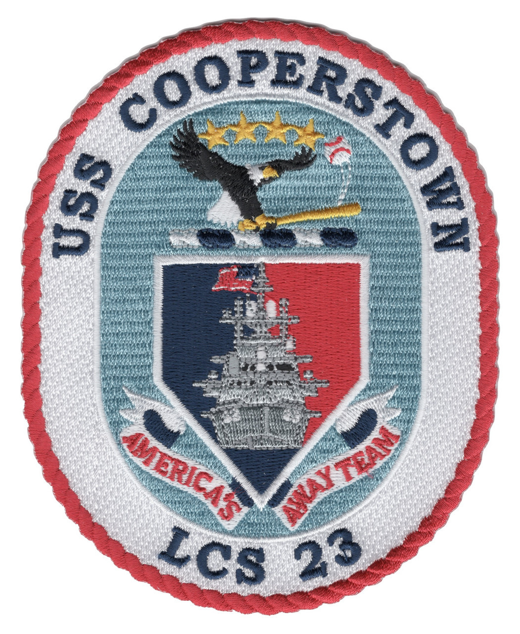 USS Cooperstown LCS-23 Patch | Ship Patches | Navy Patches | Popular Patch