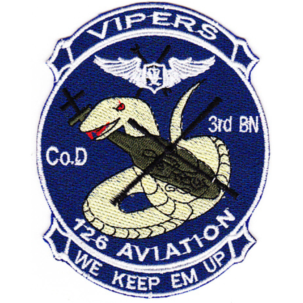 3rd Squadron 126th Aviation Regiment D Company Patch | Aviation Patches ...
