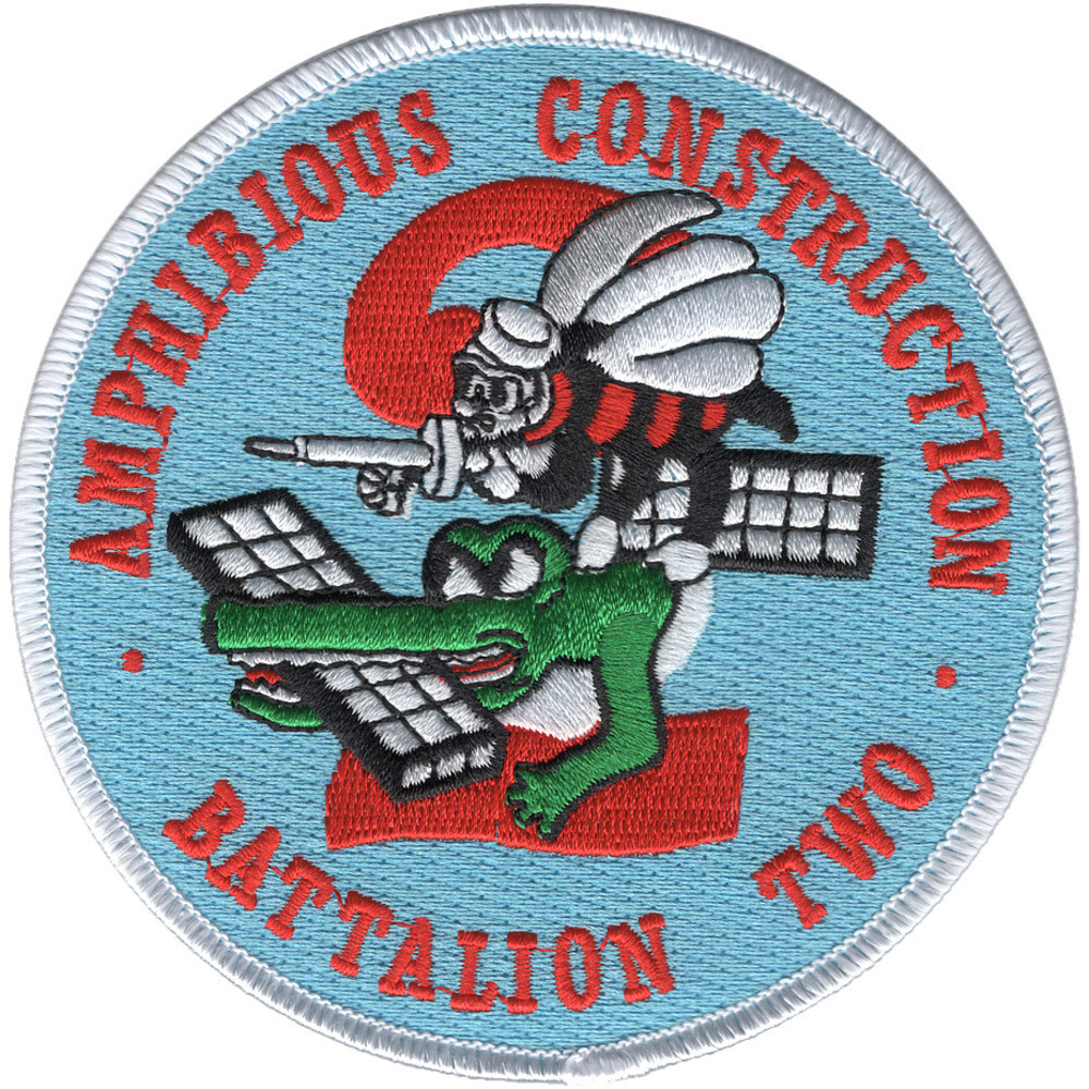 2nd Amphibious Mobile Construction Battalion Patch - WWII Version ...