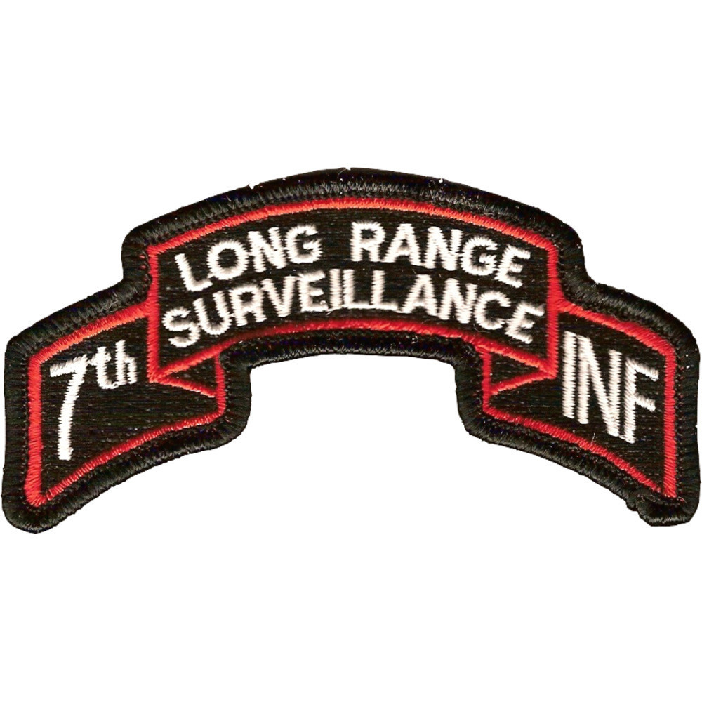 7th Infantry Division Long Range Scroll Patch | Division Patches | Army ...
