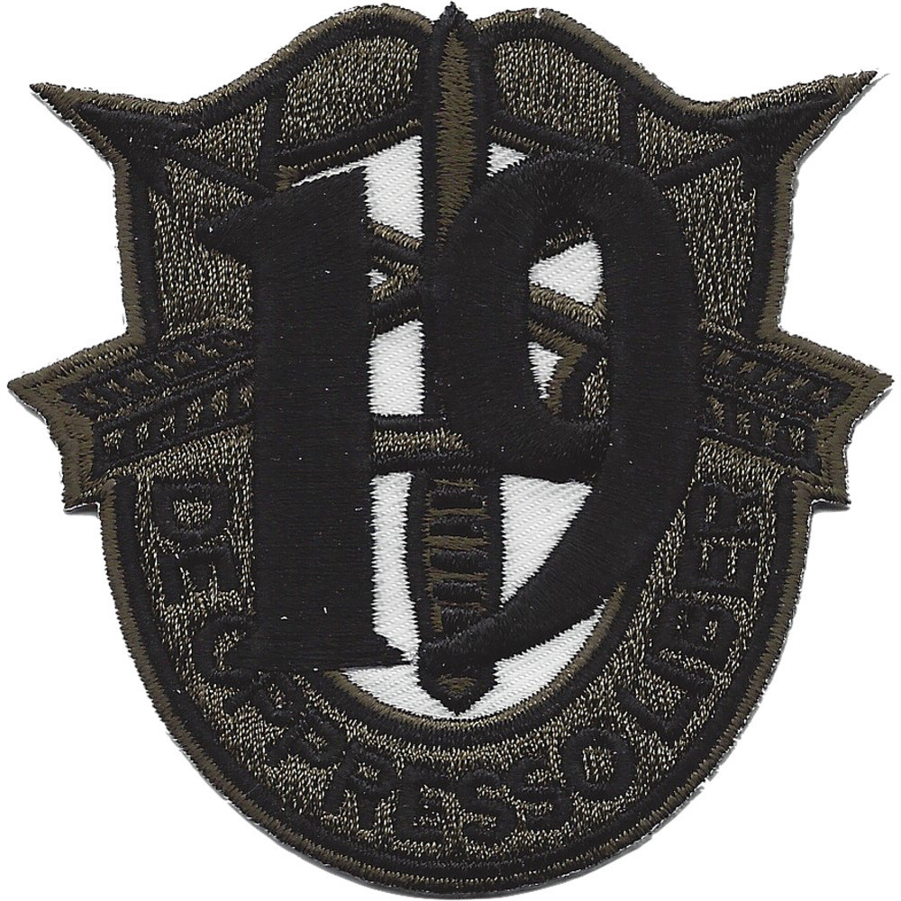 19th Special Forces Group Crest OD Green Black 19 Patch | Special ...