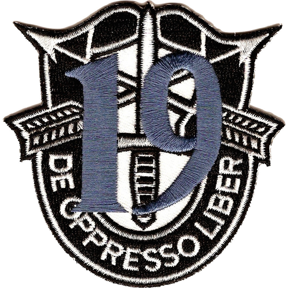 19th Special Forces Group Crest Blue 19 Patch | Special Forces Patches ...