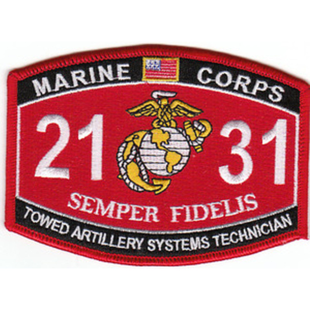 2131 Towed Artillery Systems Technician MOS Patch | MOS Patches ...