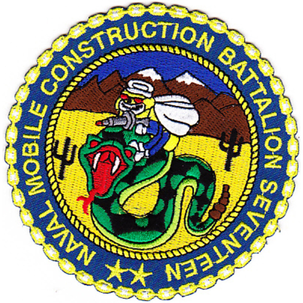 17th Mobile Construction Battalion Patch | Seabee Patches | Navy ...