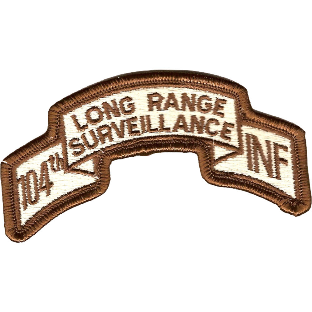104th LRS Infantry Desert Patch | Infantry Patches | Army Patches ...