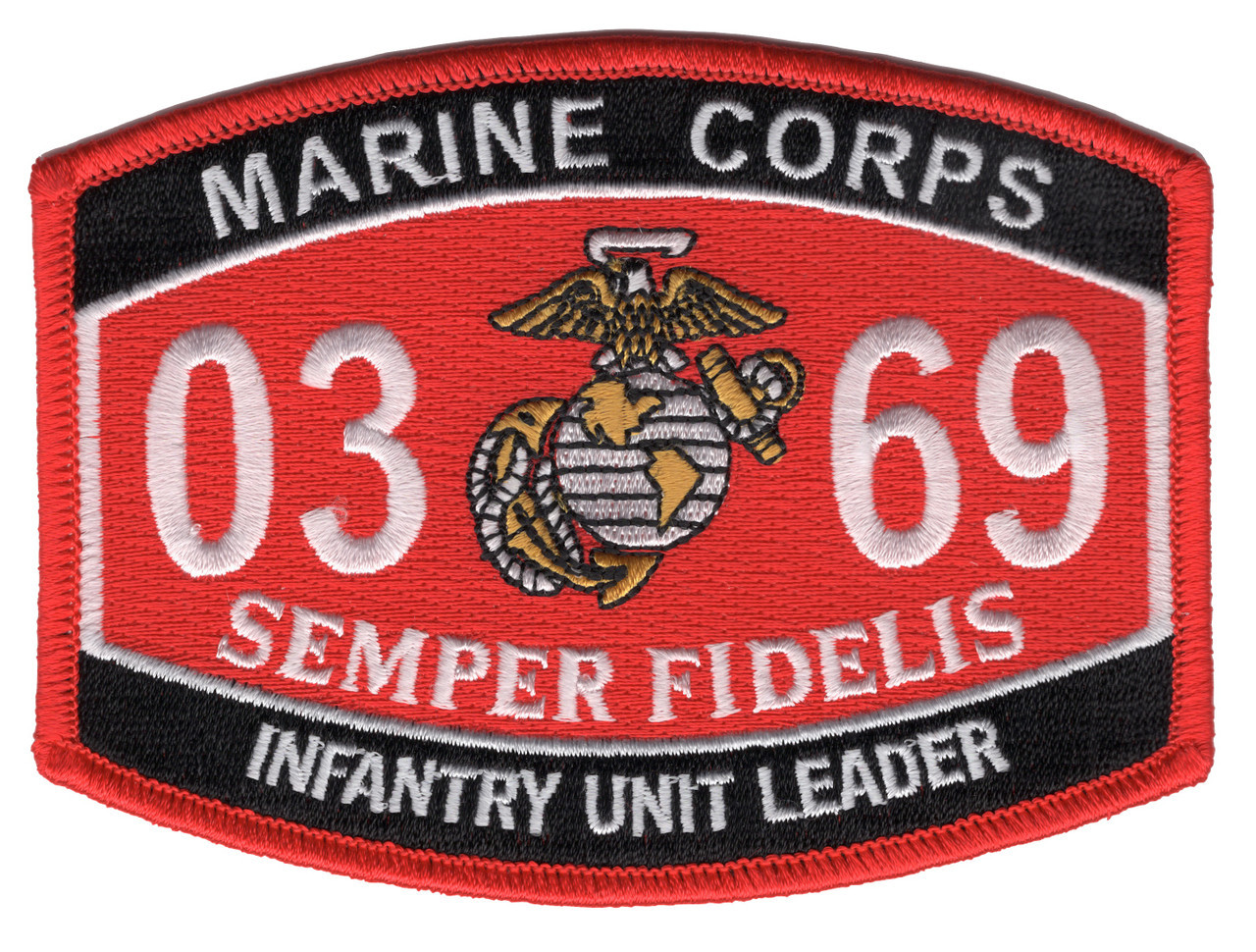 0369 Infantry Unit Leader MOS Patch | MOS Patches | Marine Patches ...