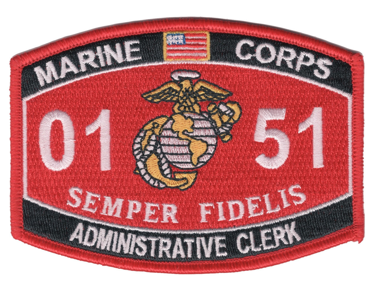 0151 Administrative Clerk MOS Patch | MOS Patches | Marine Patches ...