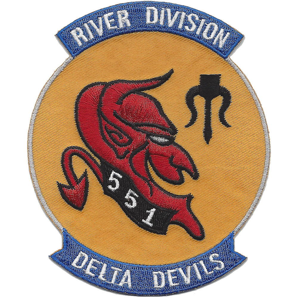 RIVDIV-551 River Interdiction Division Patch | River Patrol Boat ...