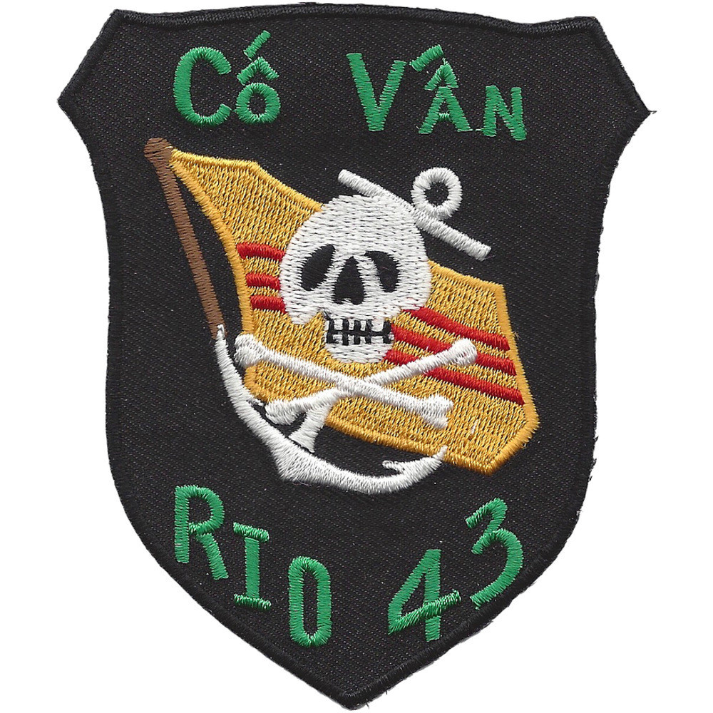 RID - 43 River Interdiction Division Forty Three Patch | River Patrol ...