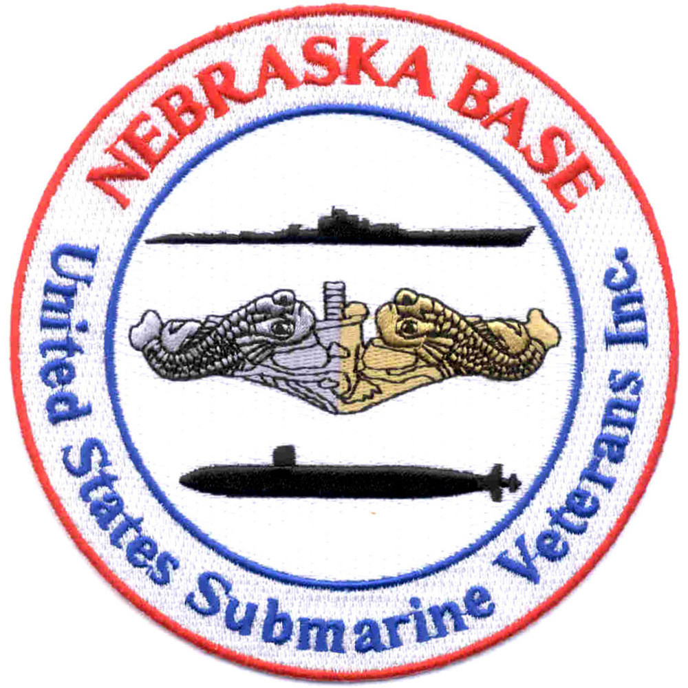 Nebraska Sub Base Patch | Submarine Patches | Navy Patches | Popular Patch