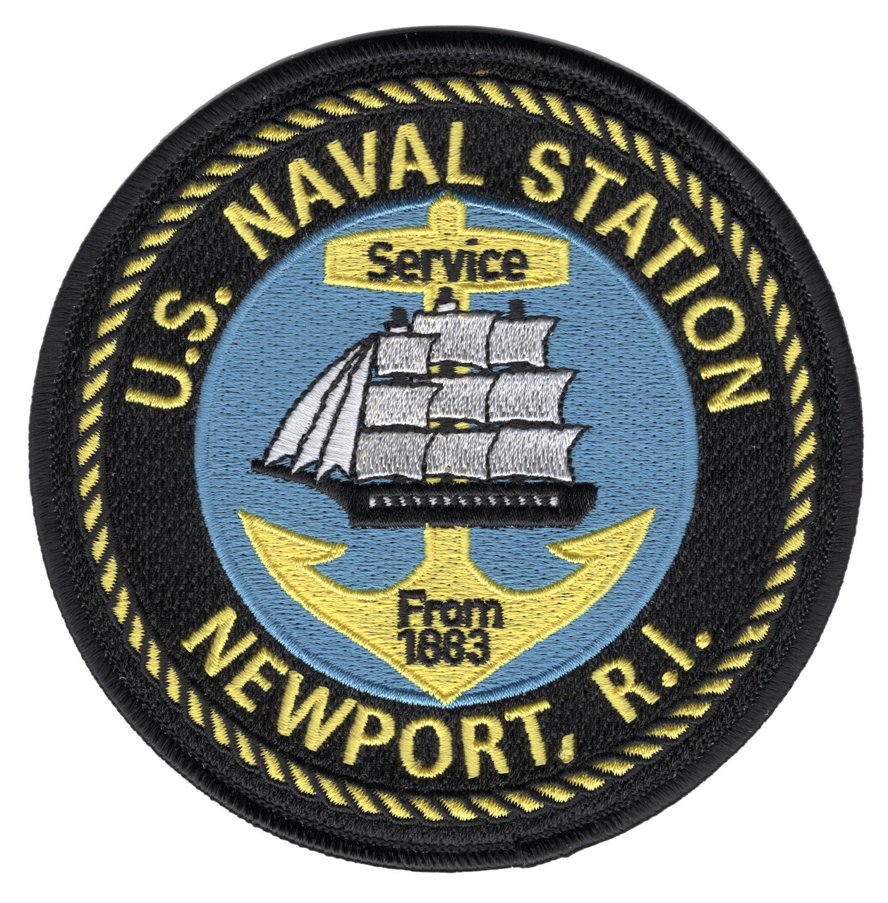 Newport Naval Station Rhode Island Patch | Base Patches | Navy Patches ...