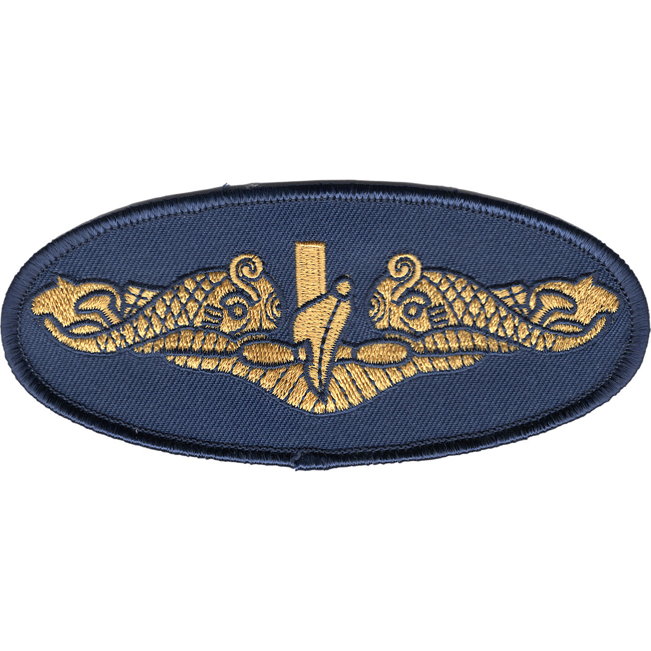 Navy Gold Dolphins Small Version Patch | Submarine Patches | Navy ...