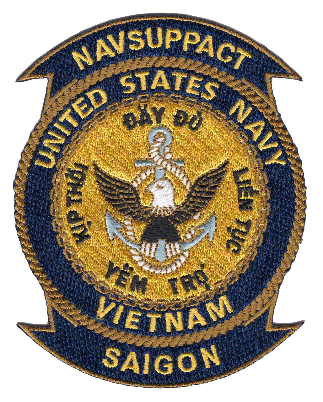 NAVSUPPACT Vietnam Saigon Patch | Base Patches | Navy Patches | Popular ...
