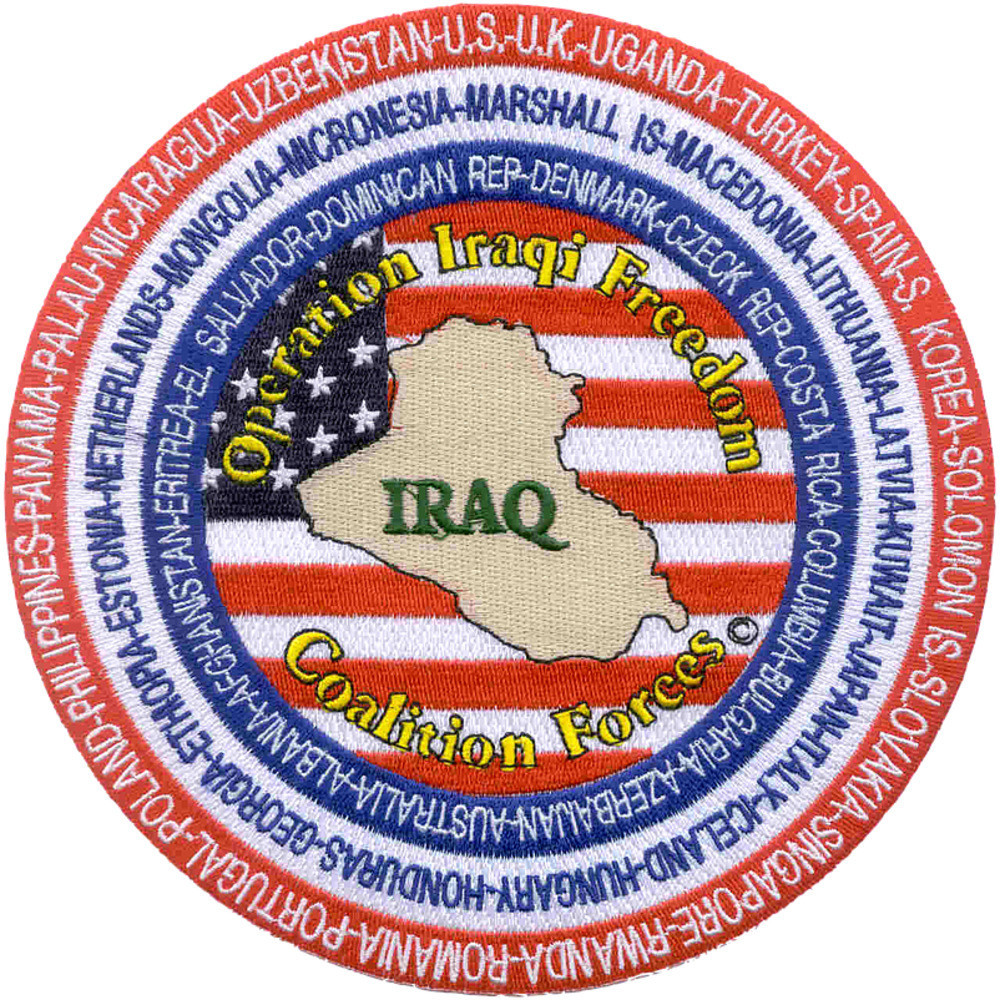 Operation Iraqi Freedom Coalition Forces Patch | Combined Forces ...