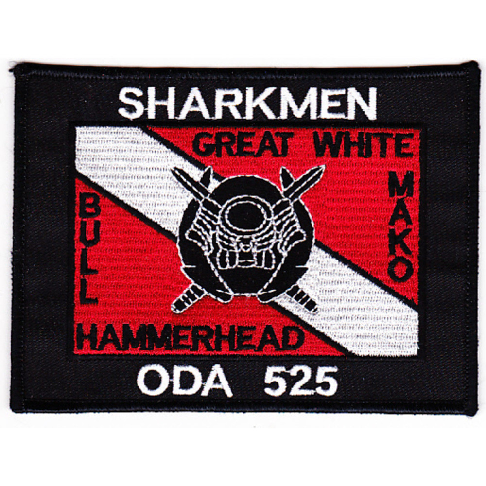 ODA-525 Patch - Sharkmen | Special Forces Patches | Army Patches ...
