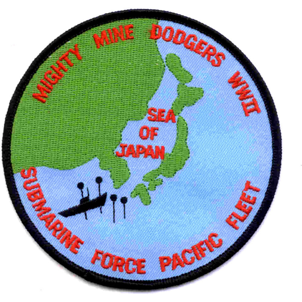 Pacific Fleet Mine Dodgers WWII Patch | Submarine Patches | Navy ...