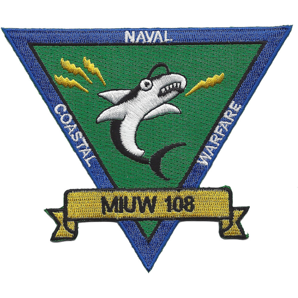 MIUW-108 Mobile Inshore Undersea Warfare Unit Patch | River Patrol Boat ...