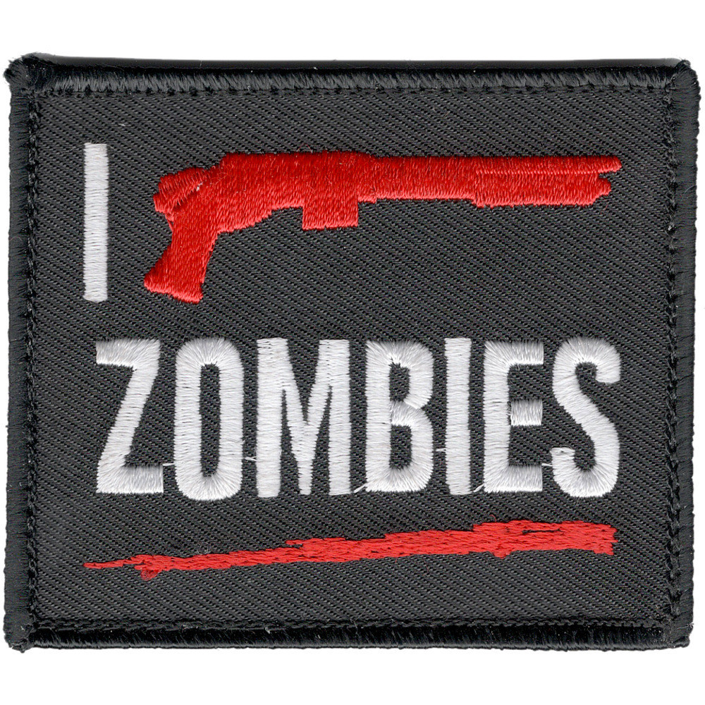 I Shotgun Zombies Patch Hook And Loop | Zombie Patches | Popular Patch