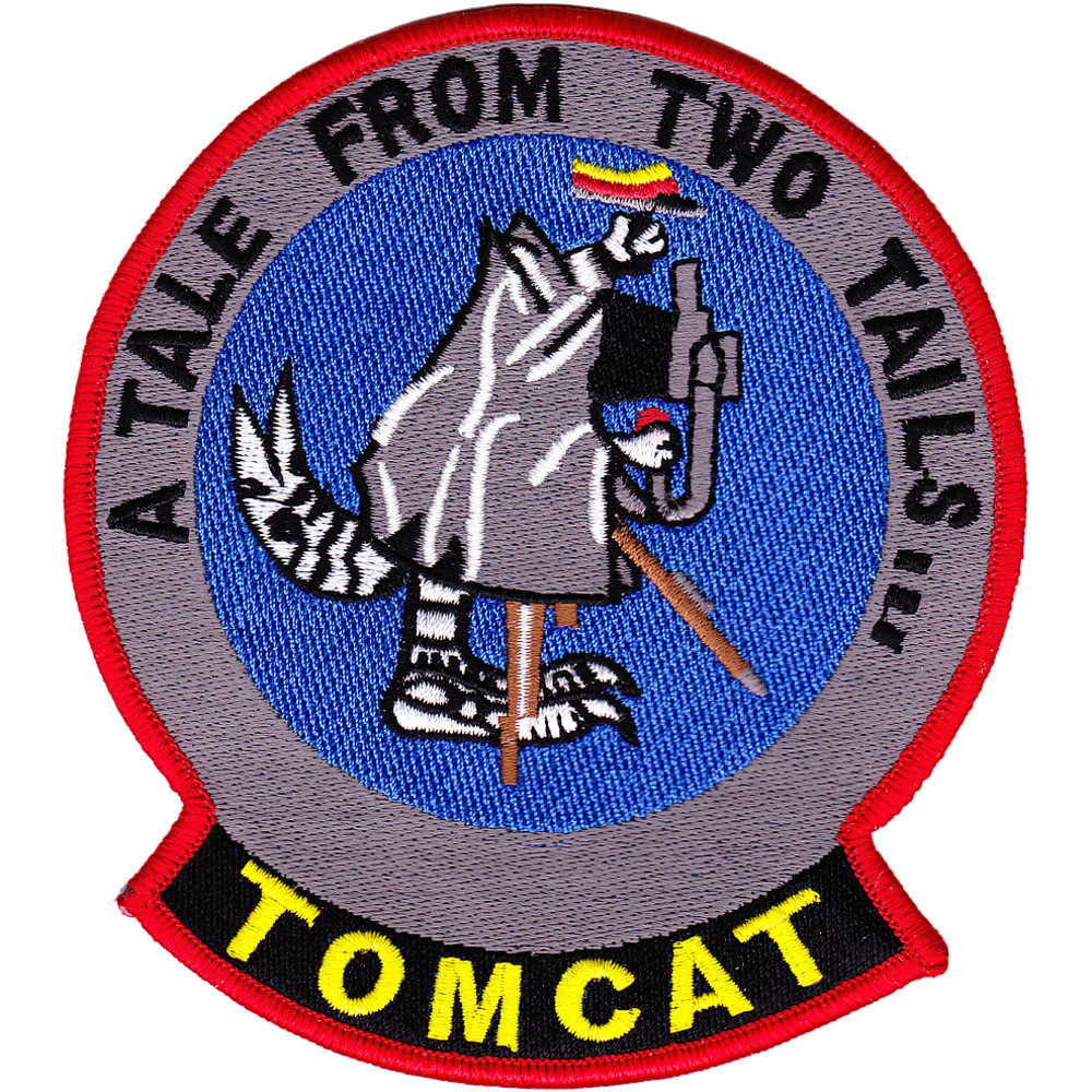 F-14 Tomcat Patch - A Tale From Two Tails | Squadron Patches | Navy ...