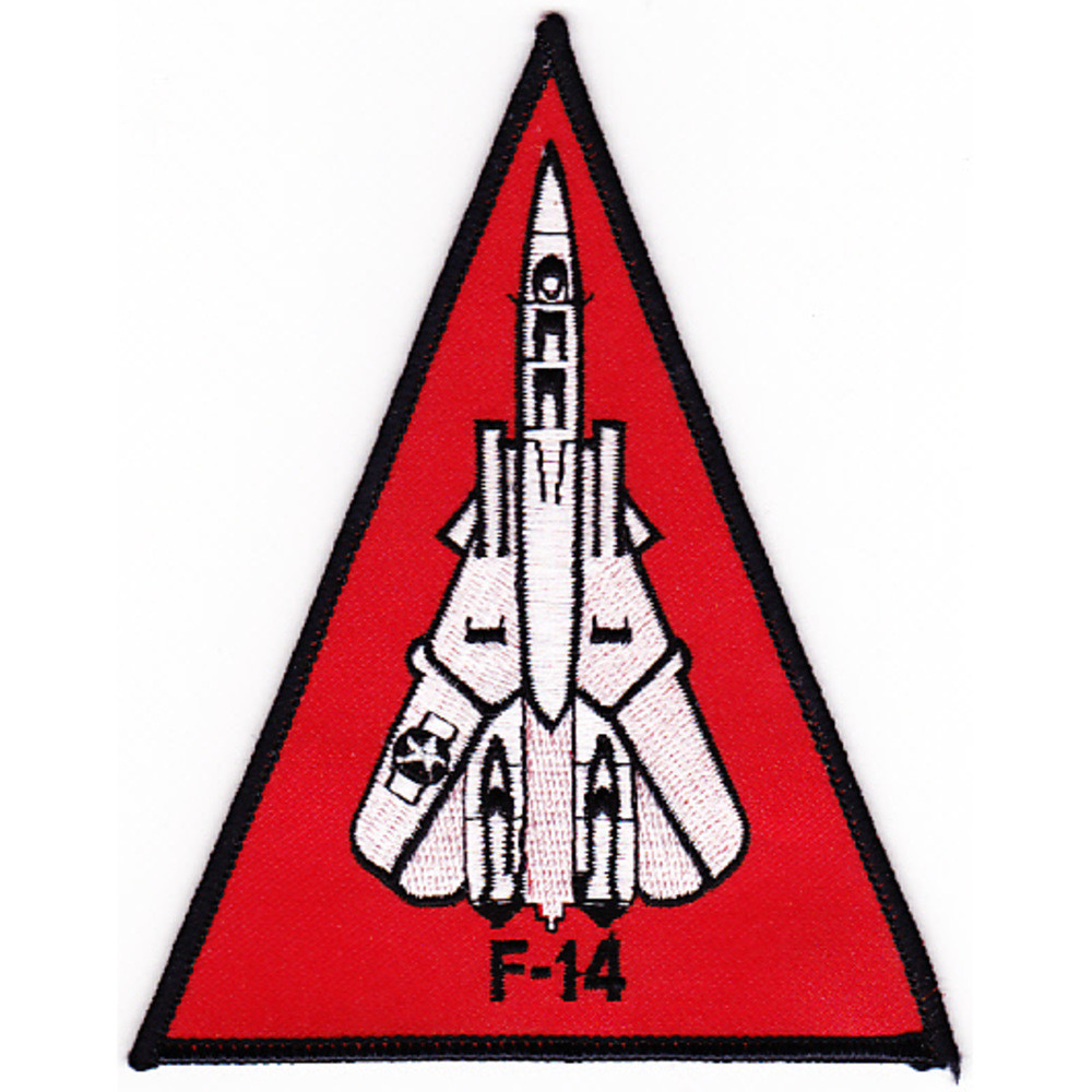 F-14 Grumman Tomcat Triangle Patch | Squadron Patches | Navy Patches ...