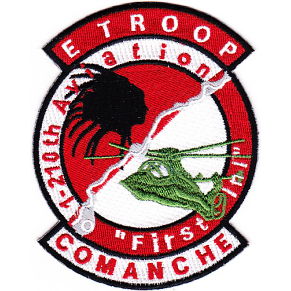 E Troop 1st Battalion 210th Aviation Attack Helocopter Regiment Patch ...