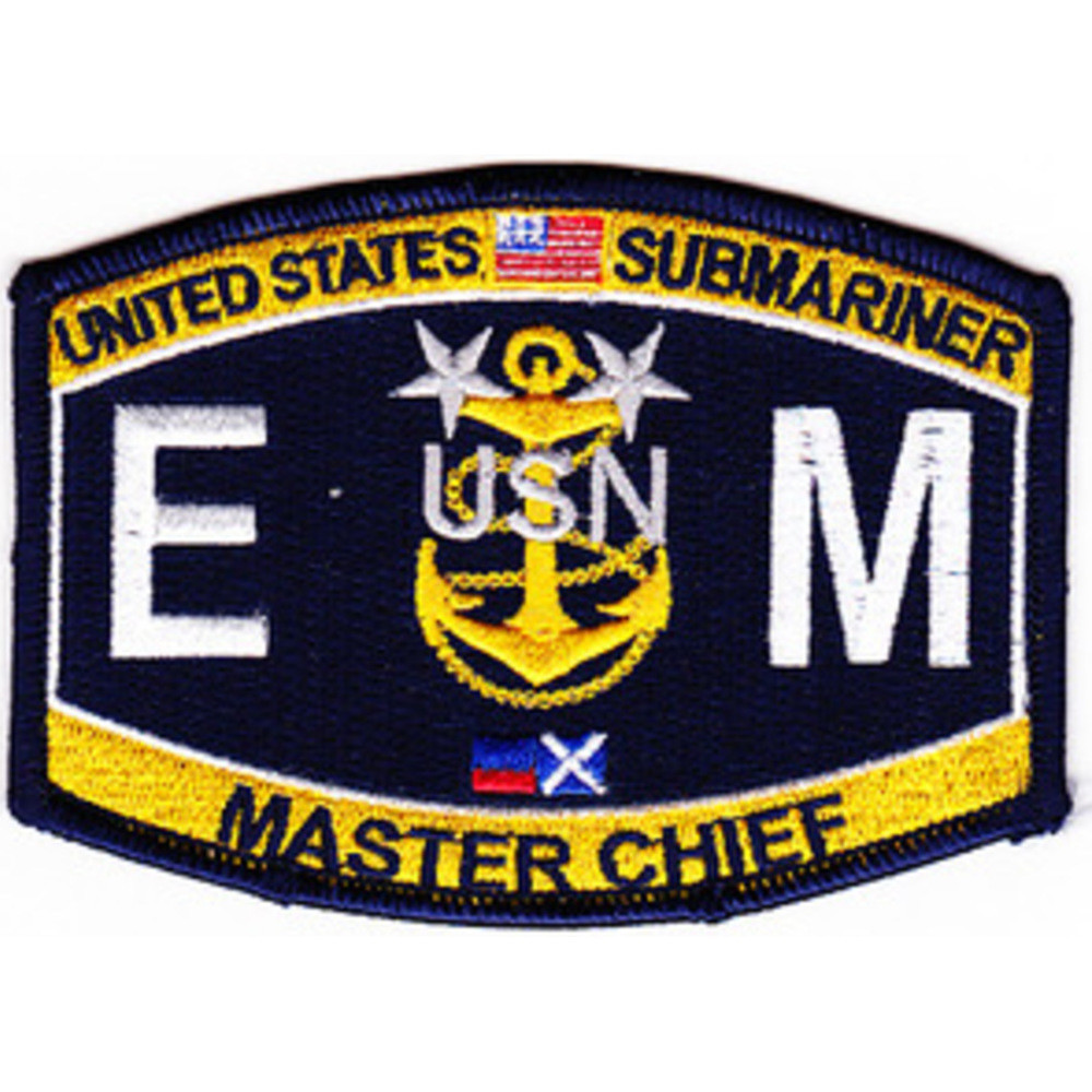 EMCM-SS Submarine Master Chief Electrician's Mate(SS) Patch | Ratings ...