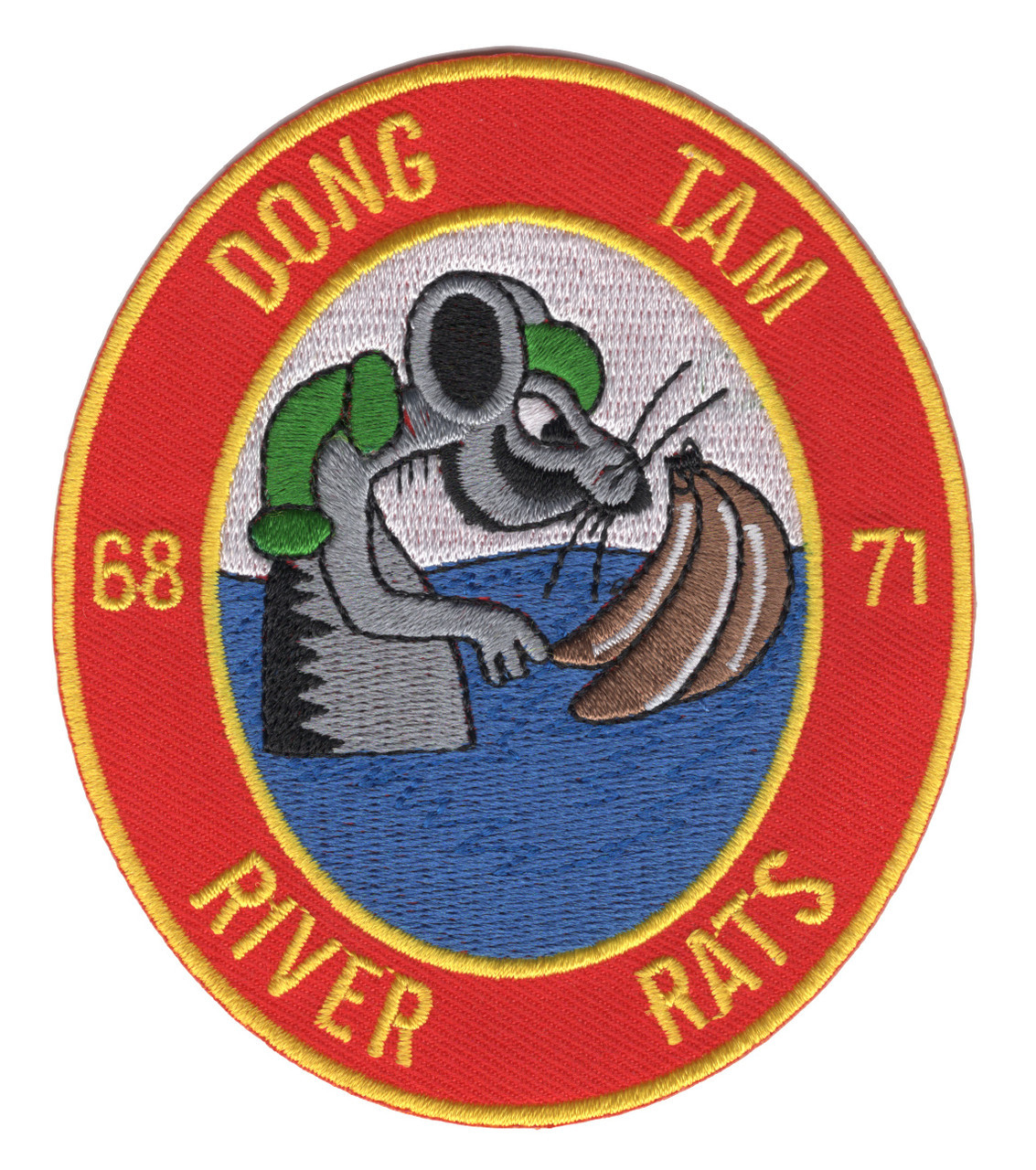 Dong Tam River Rat Vietnam Patch | River Patrol Boat Patches | Navy ...
